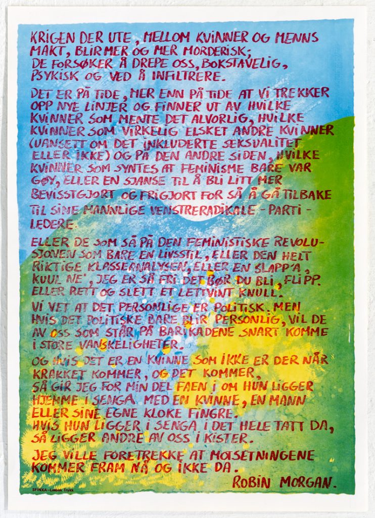 Inge Ås – Robin Morgan – Norske Grafikere