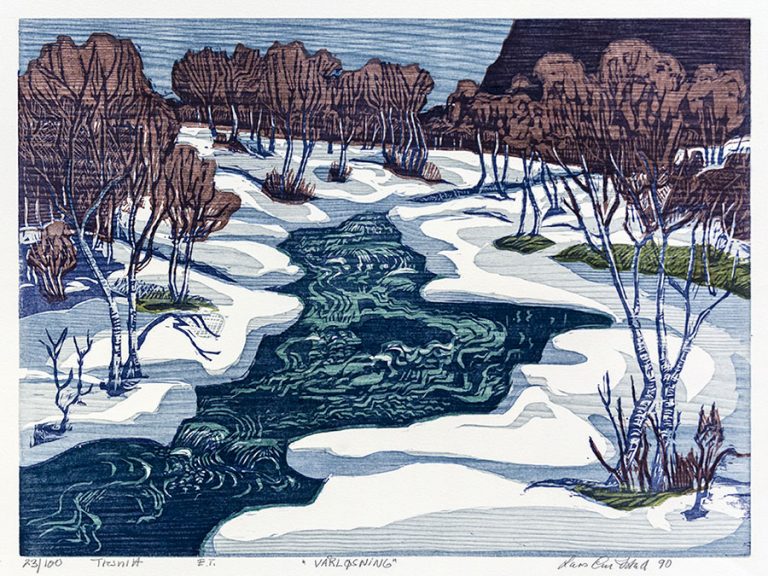 Lars Christian Istad – Vårløsning – Norske Grafikere