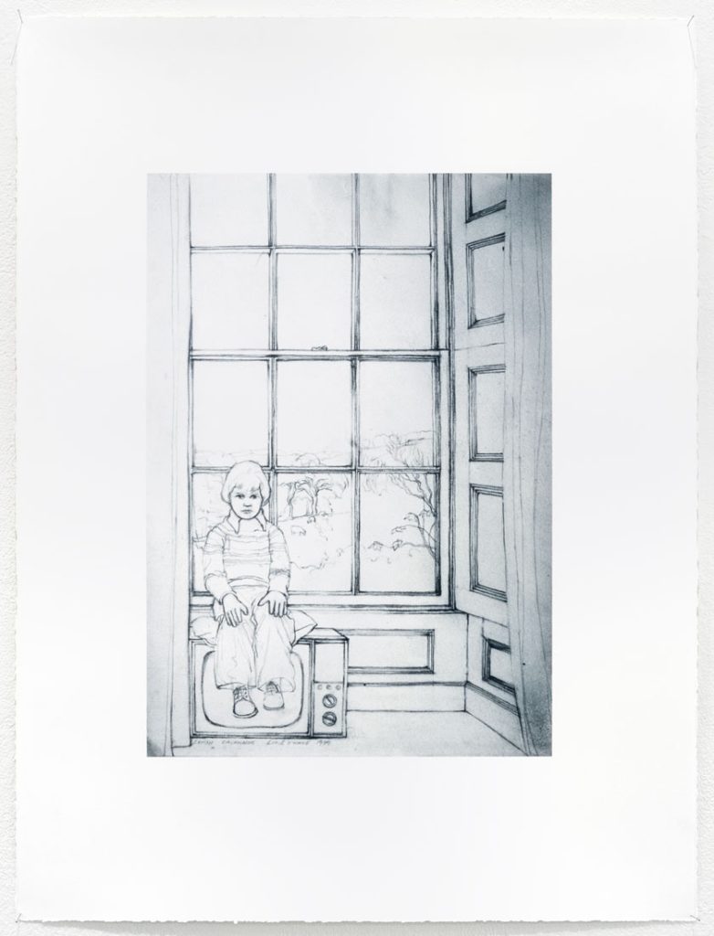 Eamon O’Kane – Silkscreen from a drawing – Norske Grafikere