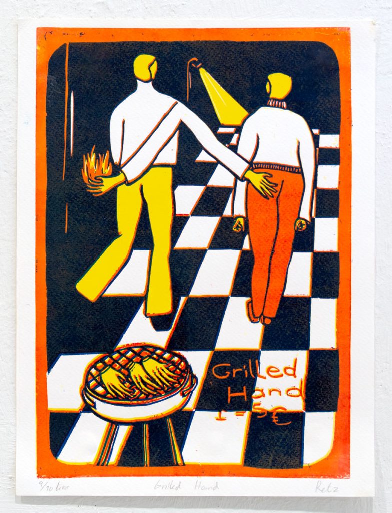 Frida Retz – I want to be naked like this, nr. 4 – Norske Grafikere